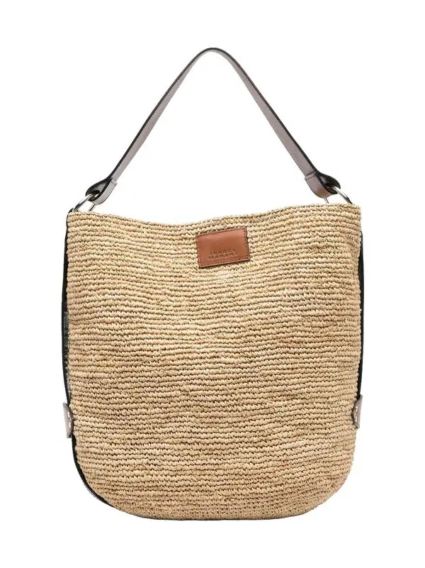 Isabel Marant Bayia Raffia Tote Bag - Neutrals