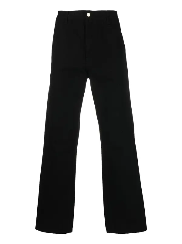Carhartt Work In Progress Simple Straight-leg Trousers - Black