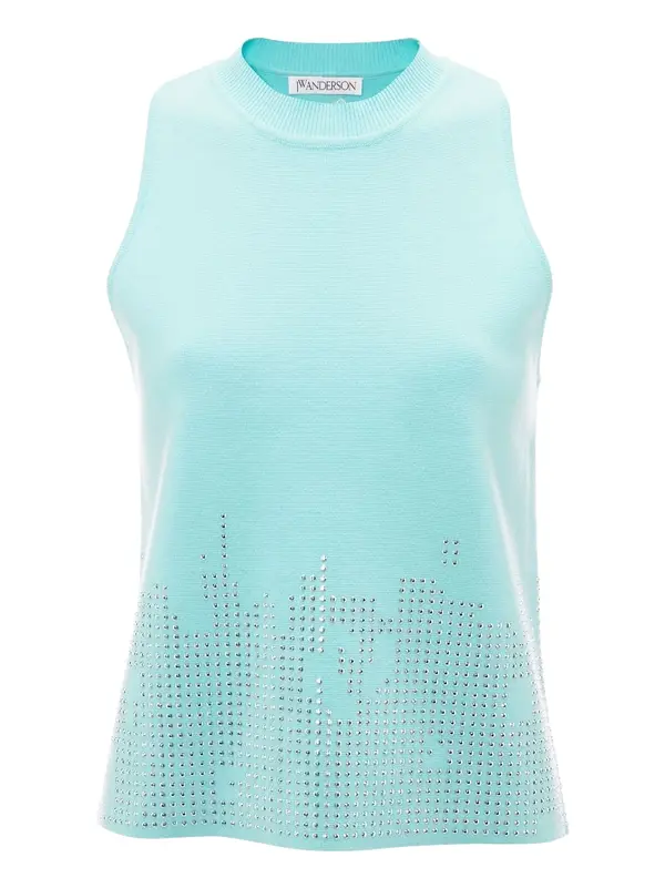 JW Anderson Studded Tank Top - Blue