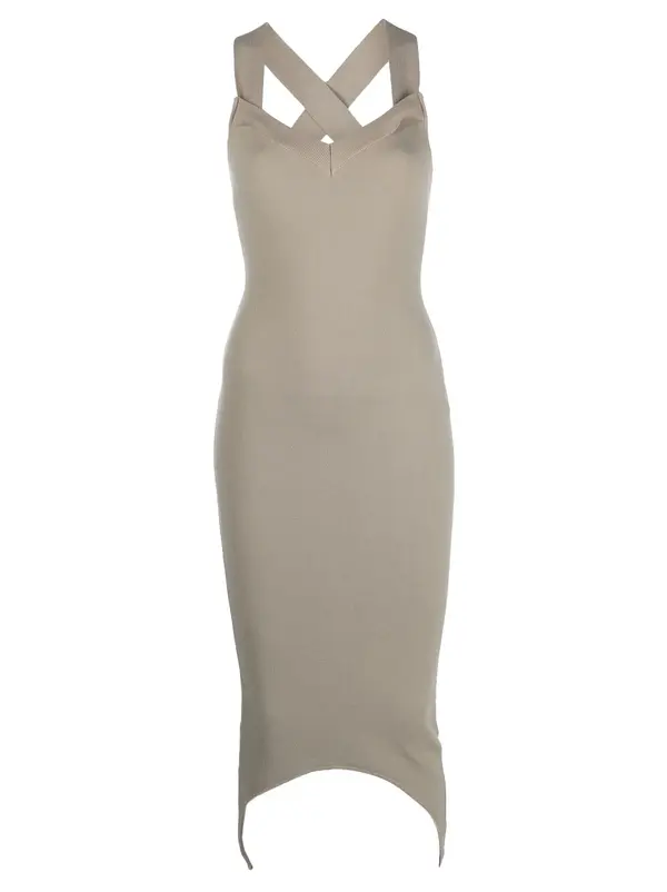 Patou Knitted Midi Dress - Neutrals