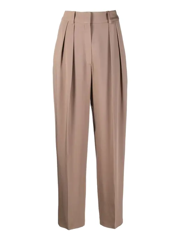 THE MANNEI Nausa High-waist Pants - Brown