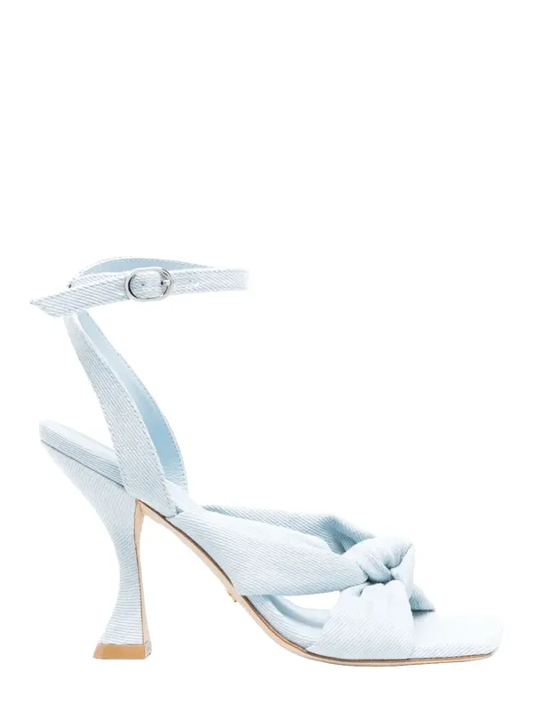 STUART WEITZMAN Playa Angle Strap 100 Sandals - Blue