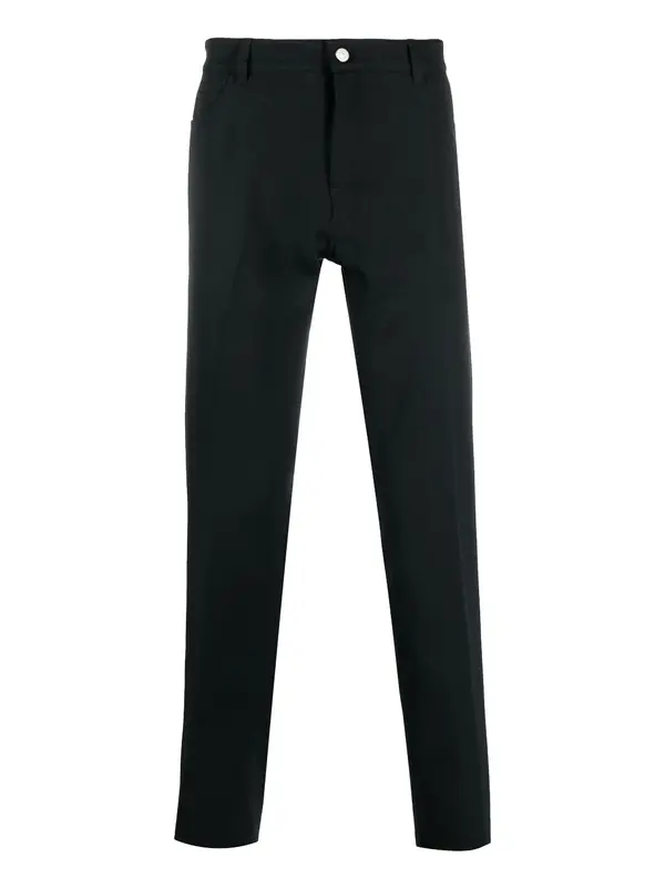 COURREGES Tailored Straight-leg Trousers - Black