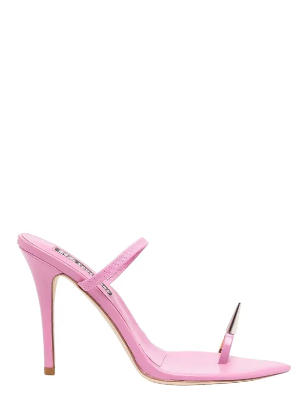 Natasha Zinko 110mm Spike-toe Sandals - Pink