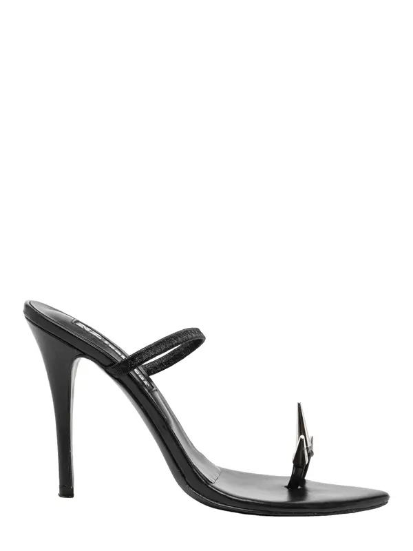Natasha Zinko 110mm Spike-toe Sandals - Black