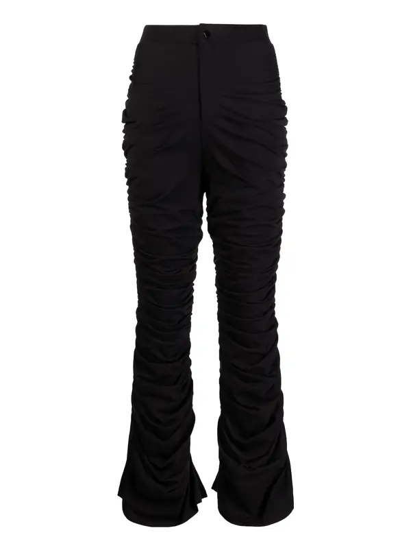 Natasha Zinko Gathered-leg Trousers - Black