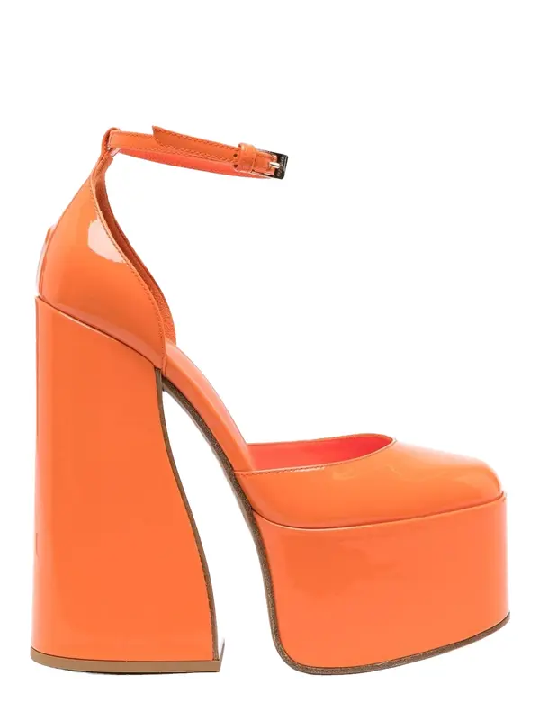 LE SILLA Nikki Platform Pumps - Orange