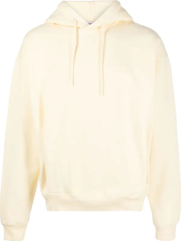 Martine Rose Graphic-print Cotton Hoodie - Yellow