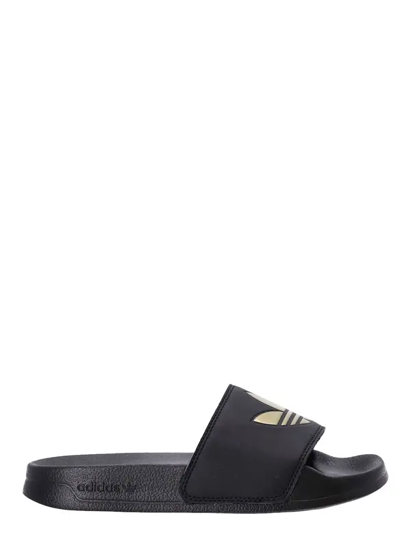 Adidas Adilette Lite Trefoil-logo Slides - Black