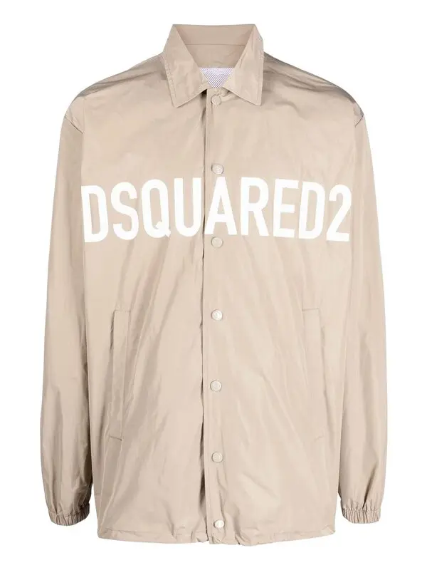 Dsquared2 Logo-print Light Jacket - Neutrals