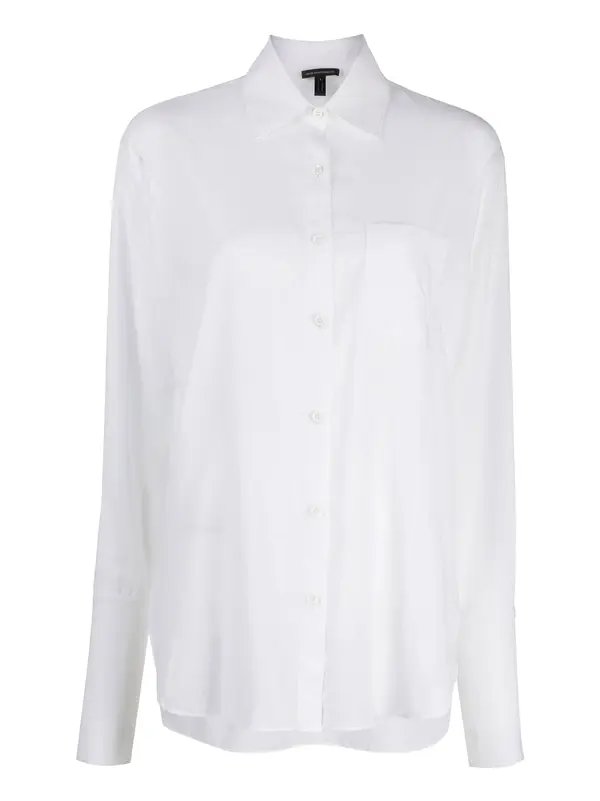 Kiki De Montparnasse Girlfriend Long-sleeved Shirt - White