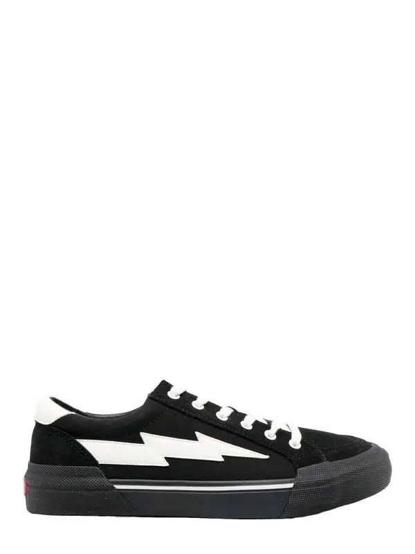 REVANCHE Lace-up Low-top Sneakers - Black