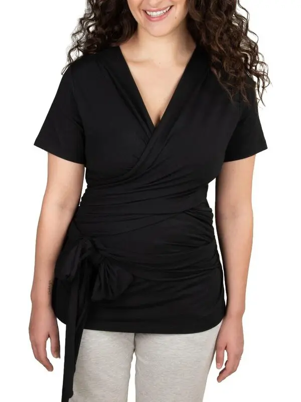 BRAVADO DESIGNS Skin-to-skin Wrap Top - Black