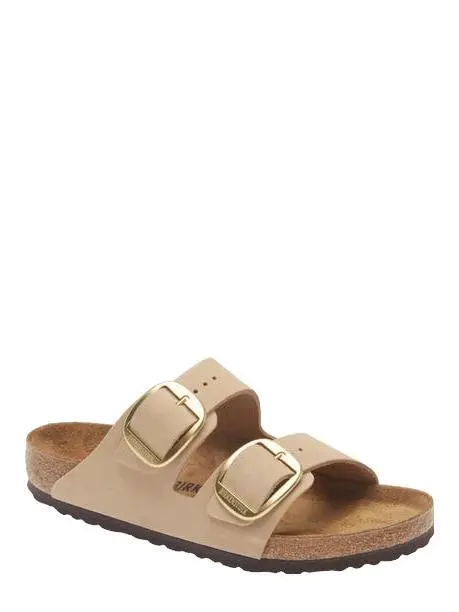 BIRKENSTOCK Arizona Big Buckle Slide Sandal - Sandcastle