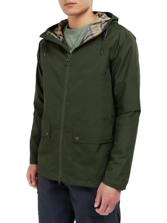 Barbour Domus Hooded Jacket - Sage/dress