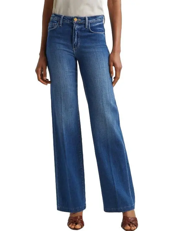 L'Agence Clayton Wide-leg Jeans - Kaplan