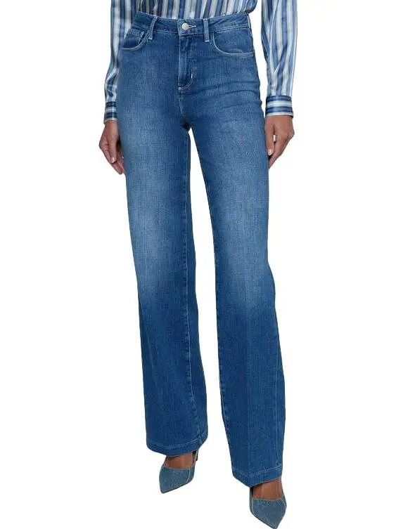 L'Agence Clayton Wide-leg Jeans - Riverside