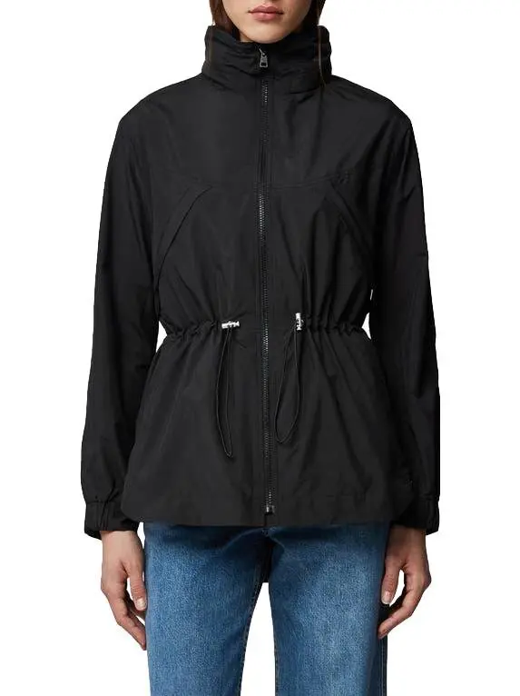 Soia & Kyo Water Repellent Hooded Coat - Black