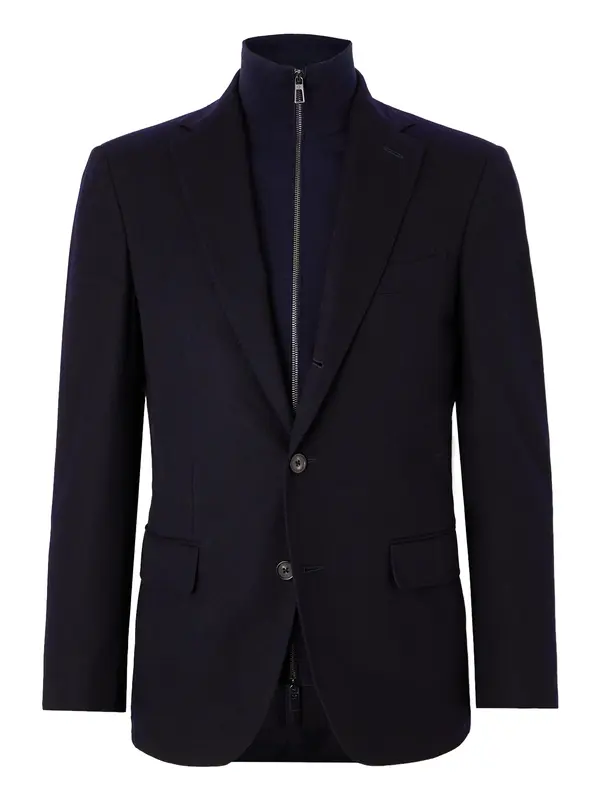 Loro Piana Rivoli Storm System® Cashmere-blend Blazer - Blue