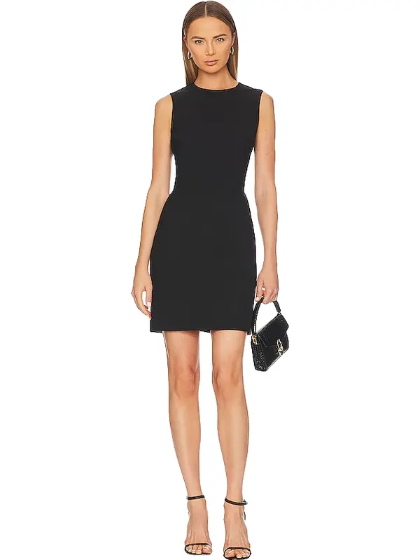 Theory Sleeveless Fitted Dress - Black