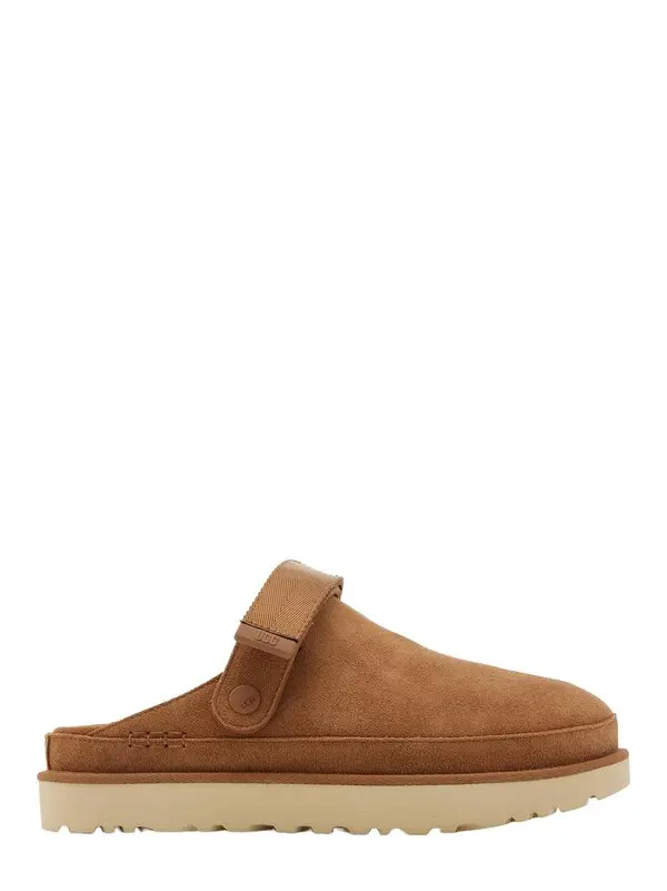 UGG Goldenstar Suede Clogs - Brown
