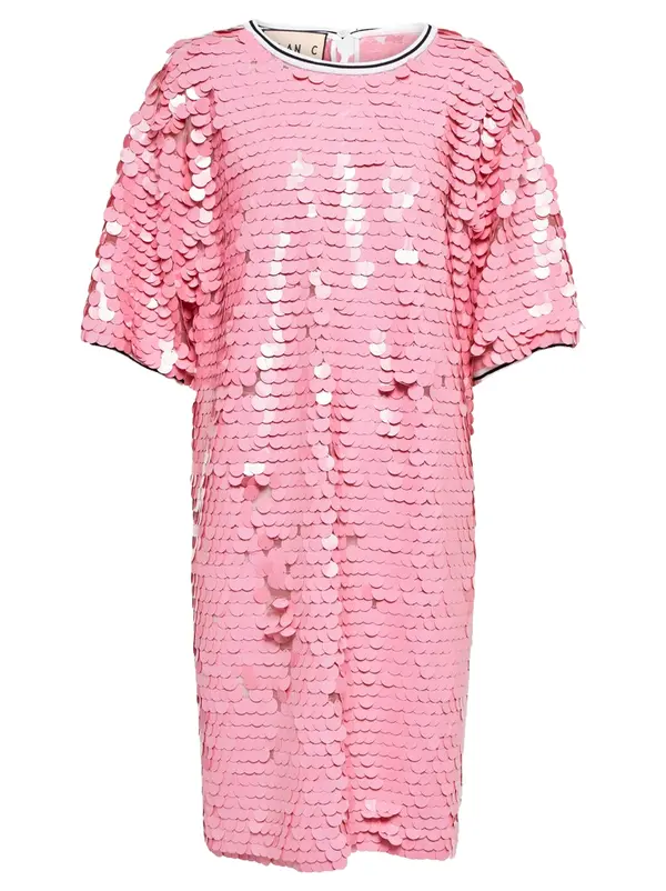 Plan C Sequined Minidress - Pink