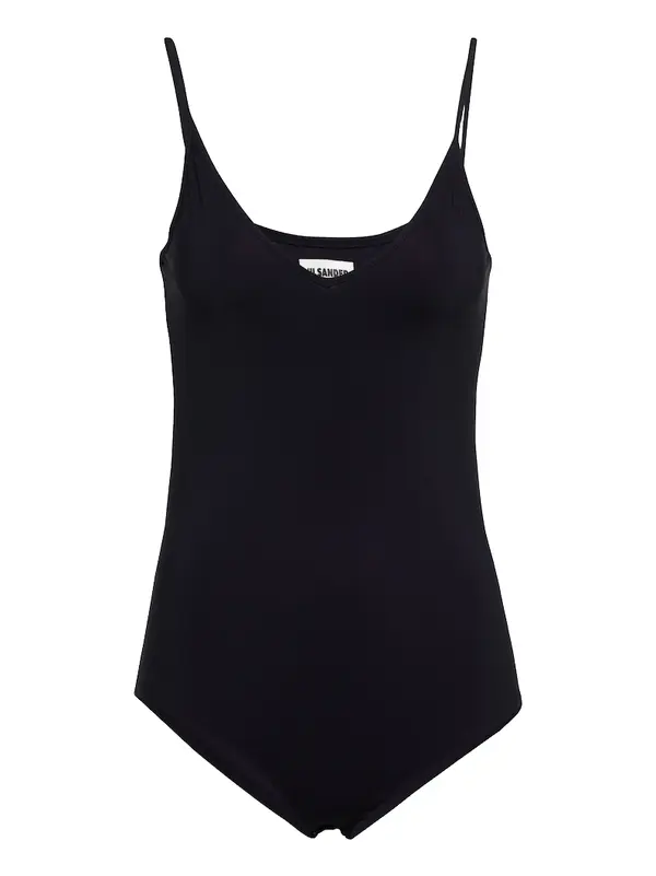 JIL SANDER Jersey Bodysuit - Black