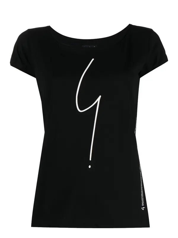 AGNÈS B. Logo-print T-shirt - Black