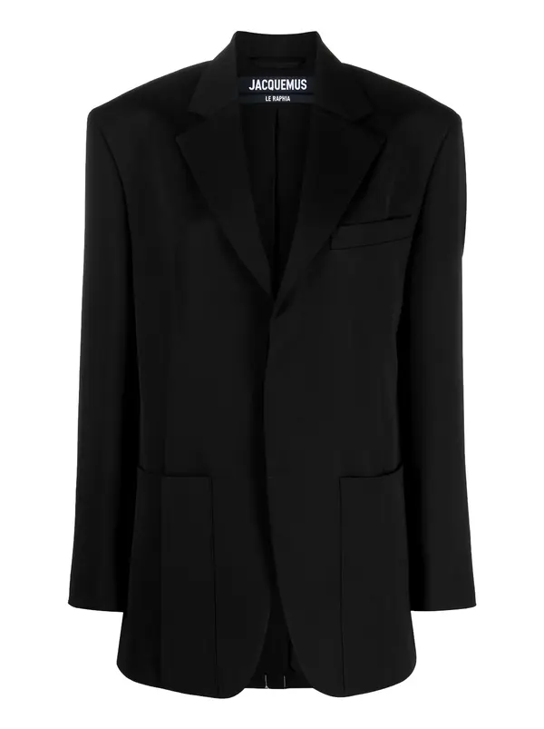 Jacquemus La Veste D'homme Single-breasted Blazer - Black