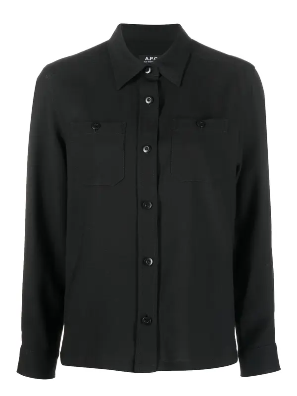 A.p.c. Chloé Long-sleeve Shirt - Black