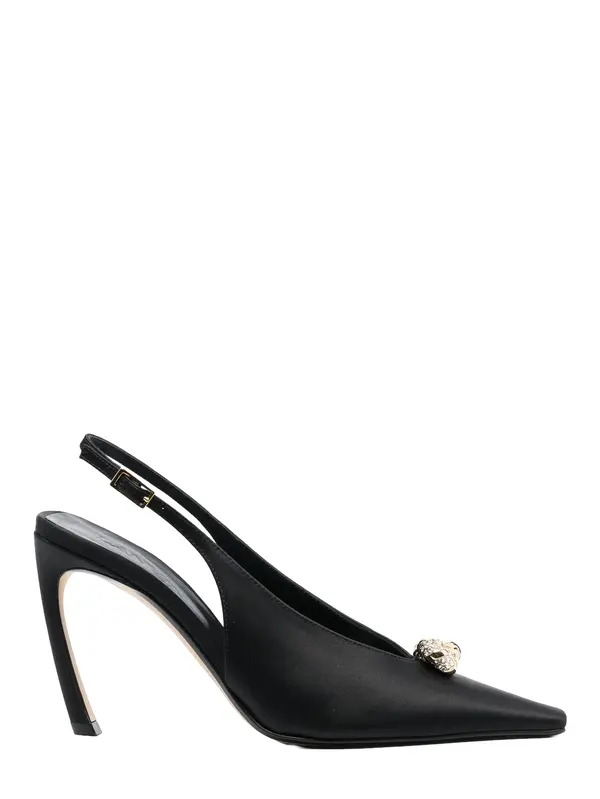 LANVIN Pointed-toe Slingback Pumps - Black