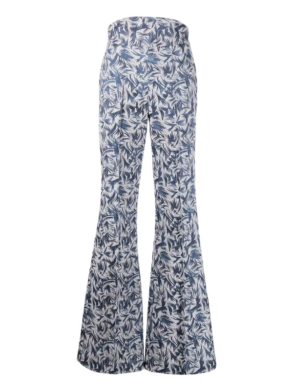 ATU BODY COUTURE Rhythm Brocade Trousers - Blue