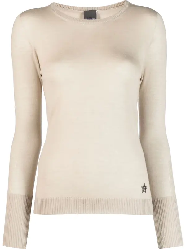 Lorena Antoniazzi Slim-fit Cashmere Jumper - Neutrals