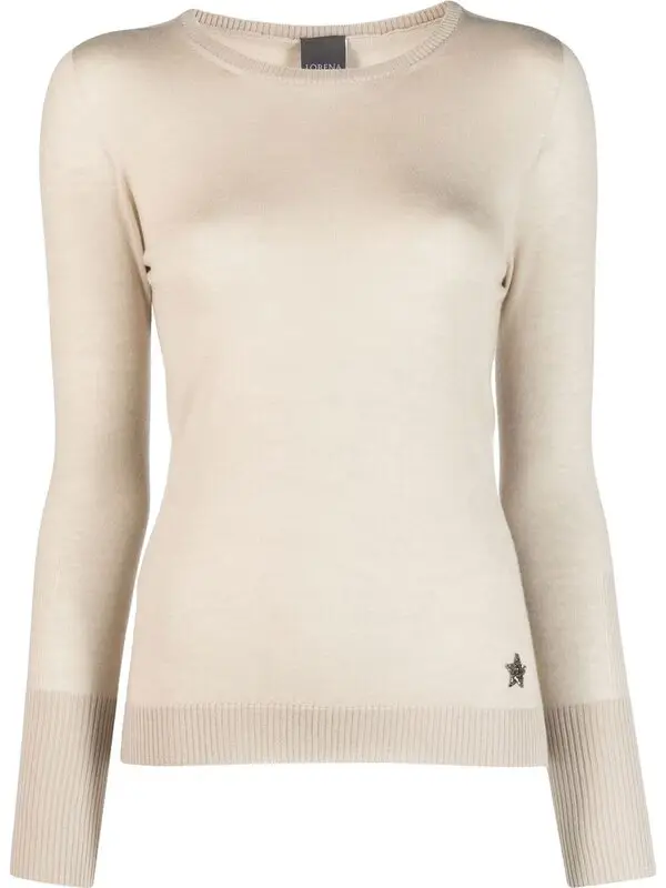 Lorena Antoniazzi Slim-fit Cashmere Jumper - Neutrals