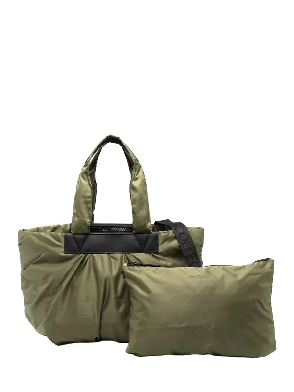 VEECOLLECTIVE Caba Shopper Tote Bag - Green