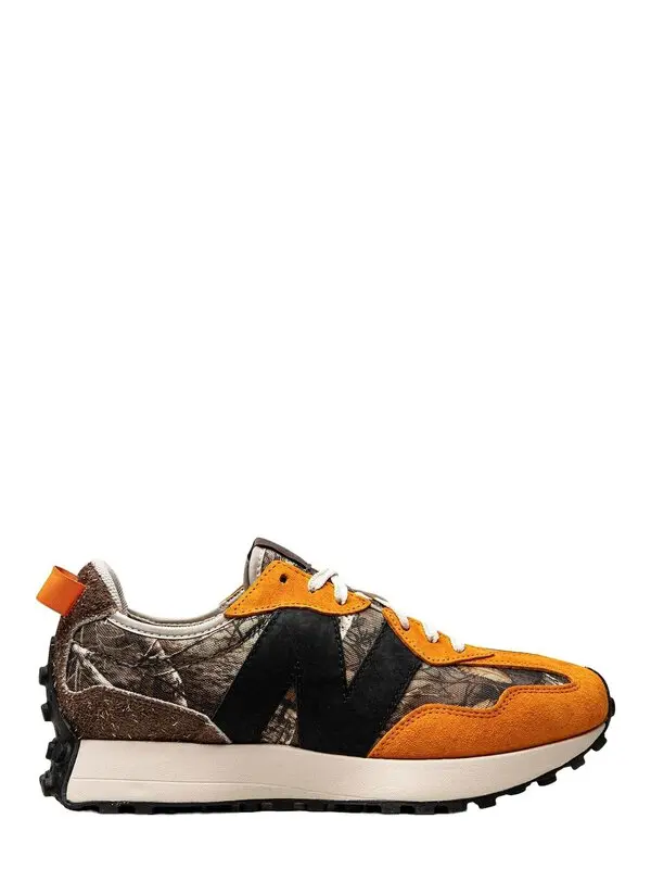 NEW BALANCE 327 Atmos Realtree Camo Sneakers - Orange