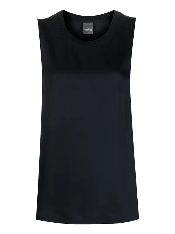 Lorena Antoniazzi Cotton-blend Tank Top - Blue