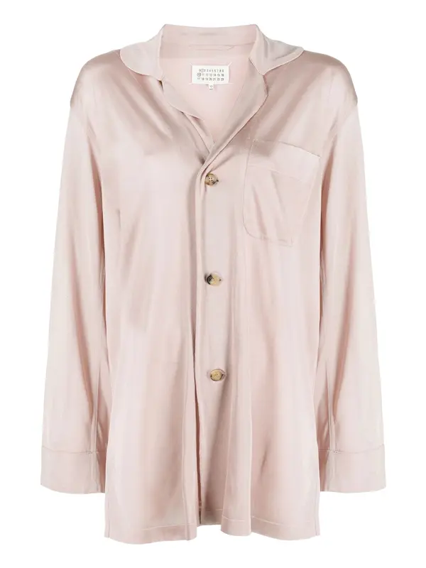 MAISON MARGIELA Oversized Button-up Shirt - Pink