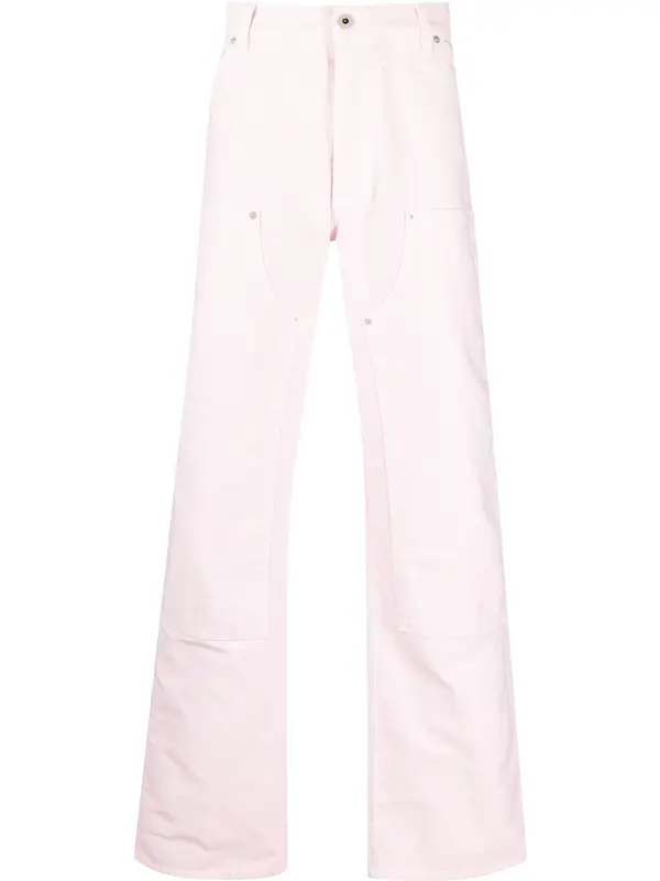 Heron Preston Carpenter Straight-leg Trousers - Pink
