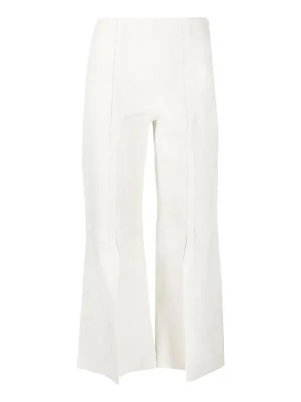 BY MALENE BIRGER Flared High-waist Trousers - Neutrals