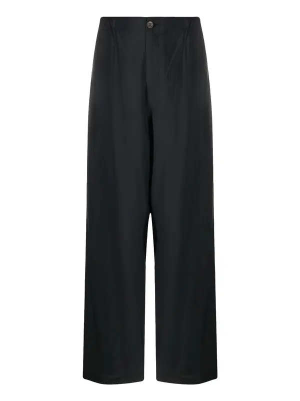 Our Legacy High-waisted Wide-leg Trousers - Black