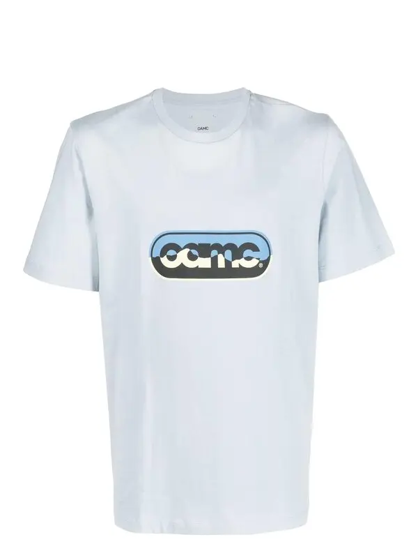 OAMC Logo-print T-shirt - Blue