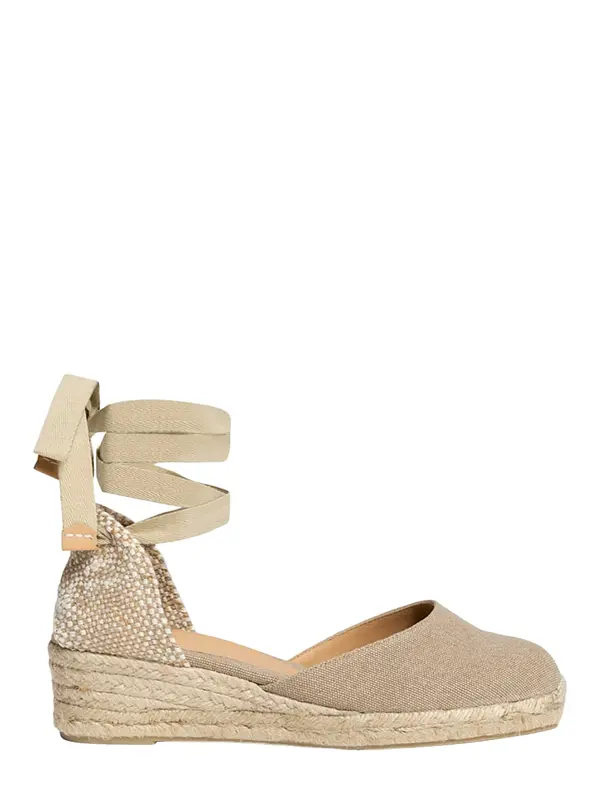 CastaÑer Carina Espadrille Wedges - Sand