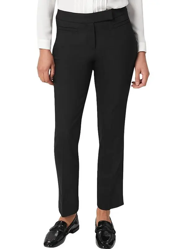 HOBBS LONDON Annie Tapered Leg Trousers - Black