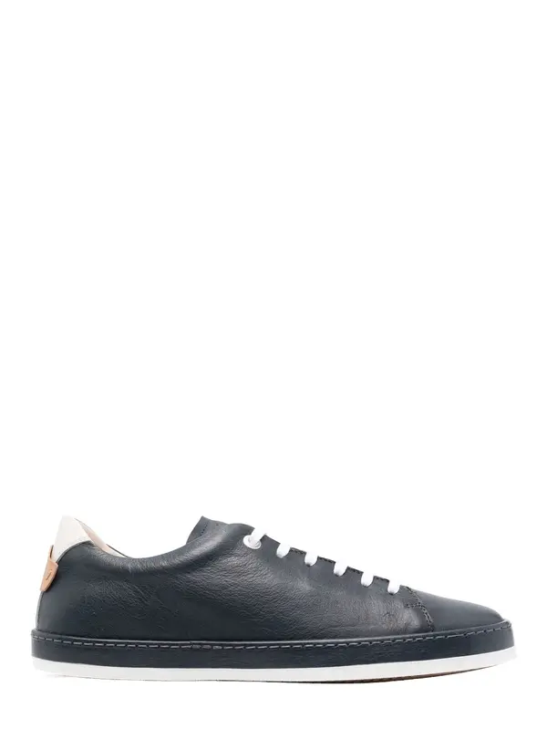 Moma Leather Low-top Sneakers - Blue