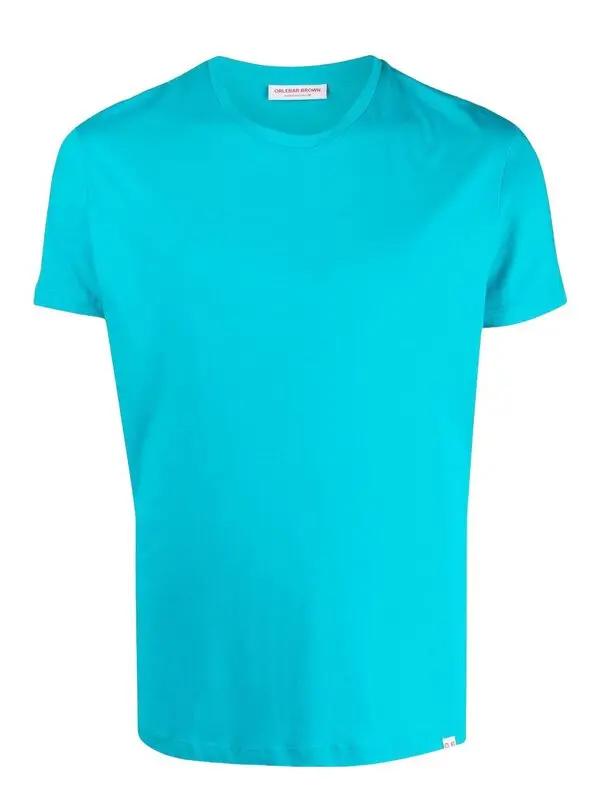 Orlebar Brown Round-neck Short-sleeve T-shirt - Blue
