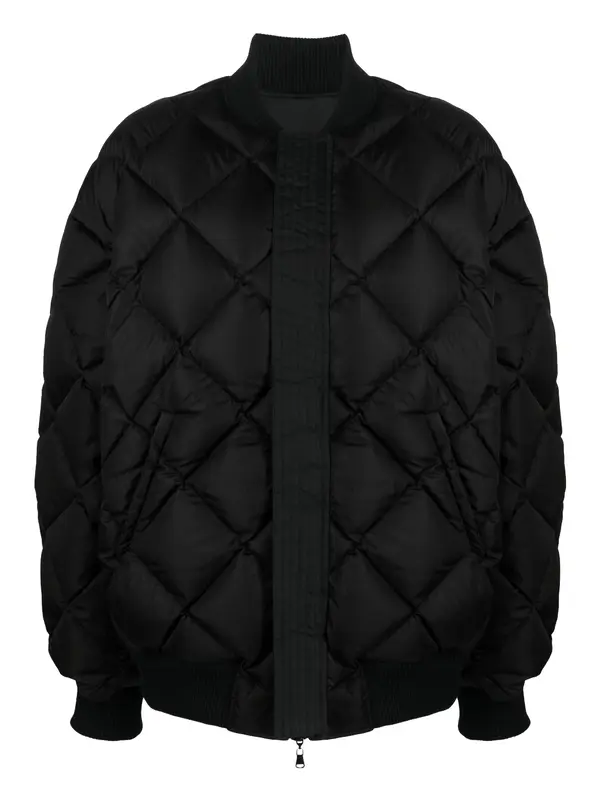 Wardrobe.NYC Reversible Bomber Jacket - Black