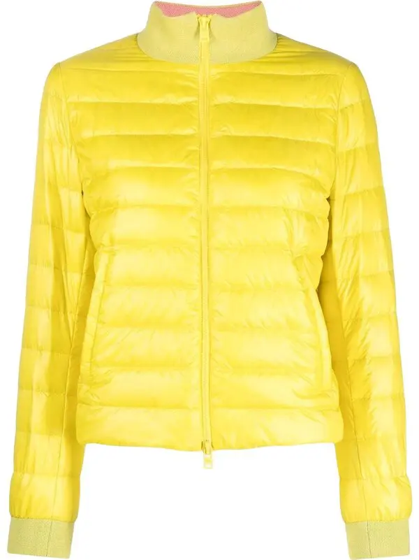 Herno Globe Padded Bomber Jacket - Yellow