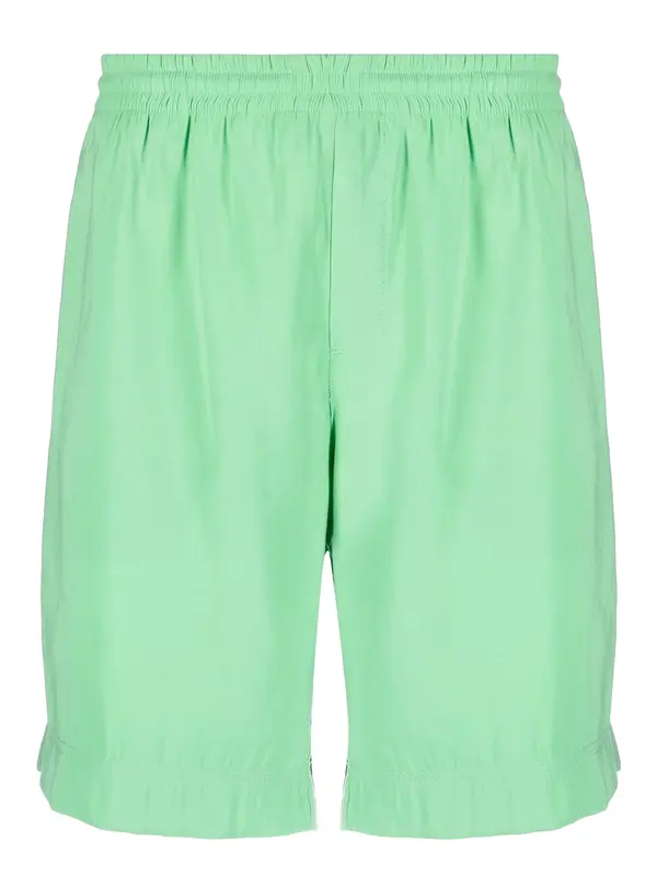 MSGM Elasticated-waistband Shorts - Green