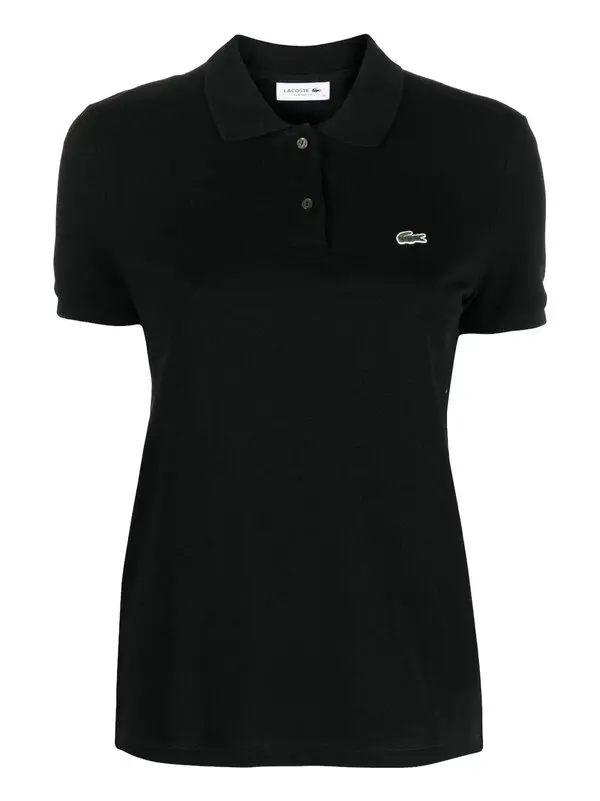 Lacoste Short Sleeve Polo Shirt - Black